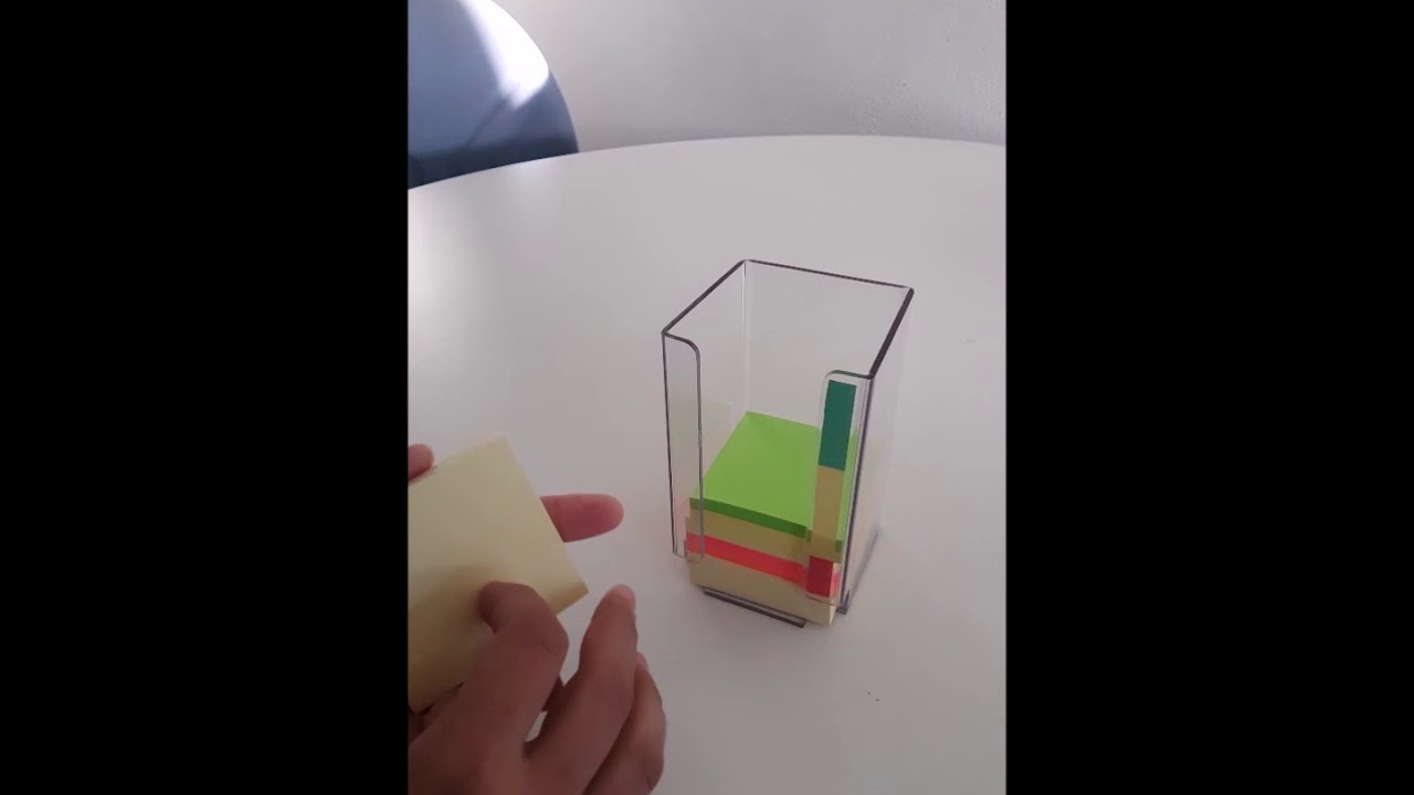 Lean Manufacturing - 4Lean - Post It Dispenser - YouTube