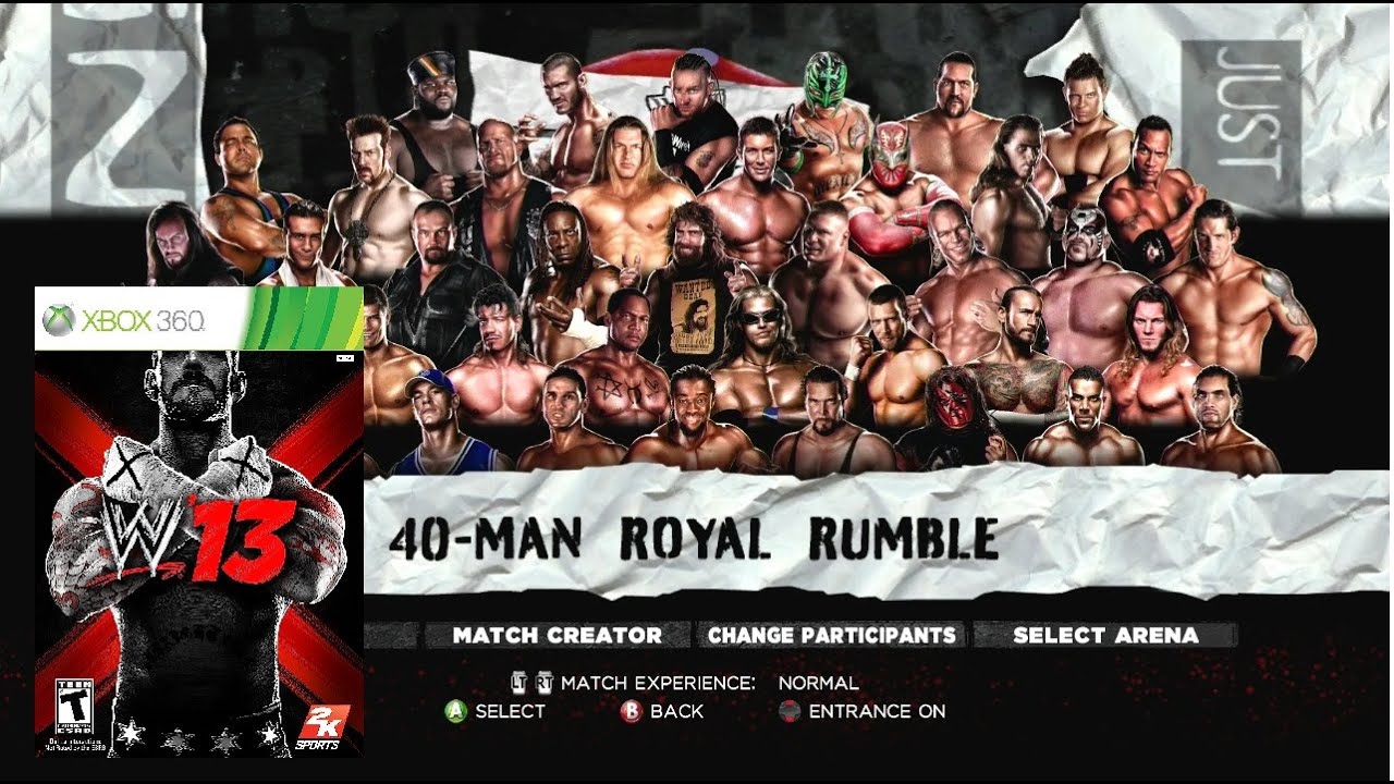 WWE '13 | 30-man Royal Rumble | 15 - YouTube