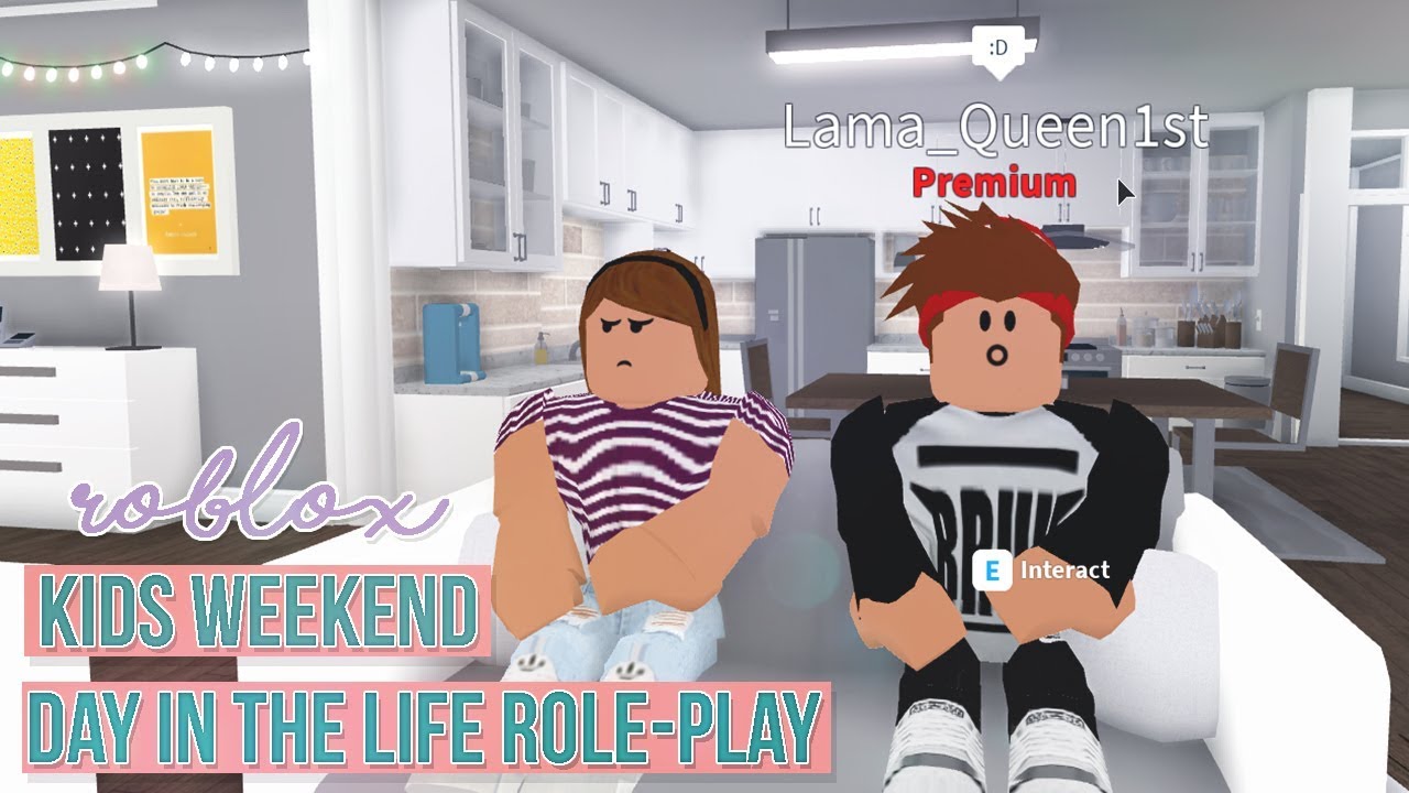 Kid's Weekend Day in the Life | Bloxburg Roleplay | alixia - YouTube