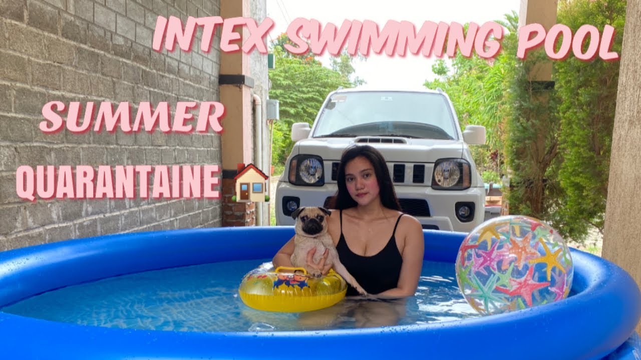 INTEX POOL UNBOXING & SET UP - YouTube