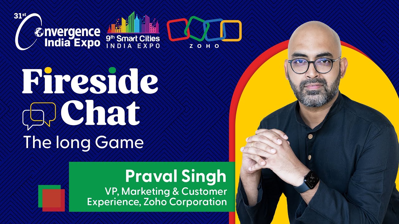 Fireside chat with Praval Singh, Zoho Corp. at Convergence India 2024 ...