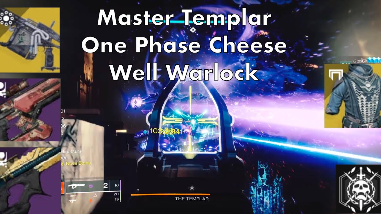 Master Vault of Glass-Templar One Phase Cheese-Well Warlock[Destiny 2 ...