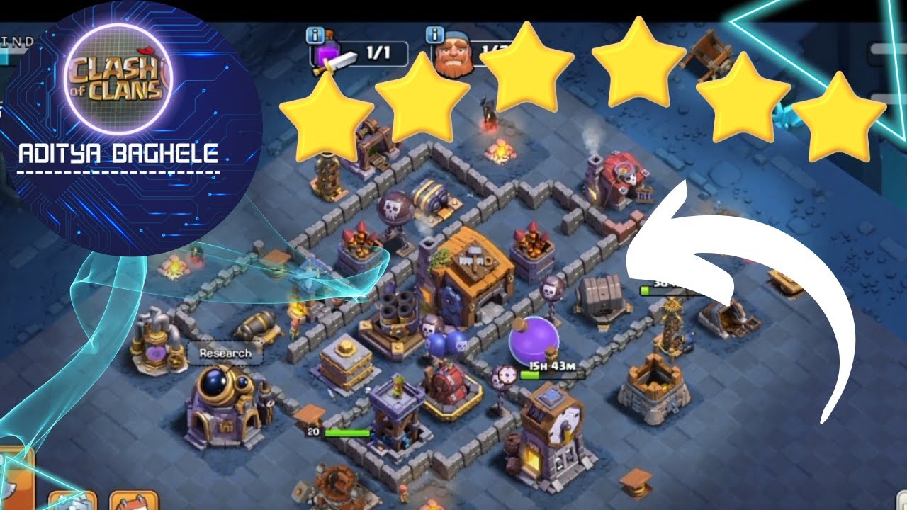 COC best ATTACK in BUILDER BASE (NIGHT BASE ATTACK) - YouTube