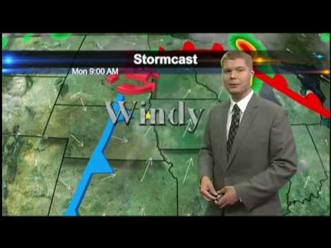 KCAU Weather Forecast June 17, 2012 - YouTube