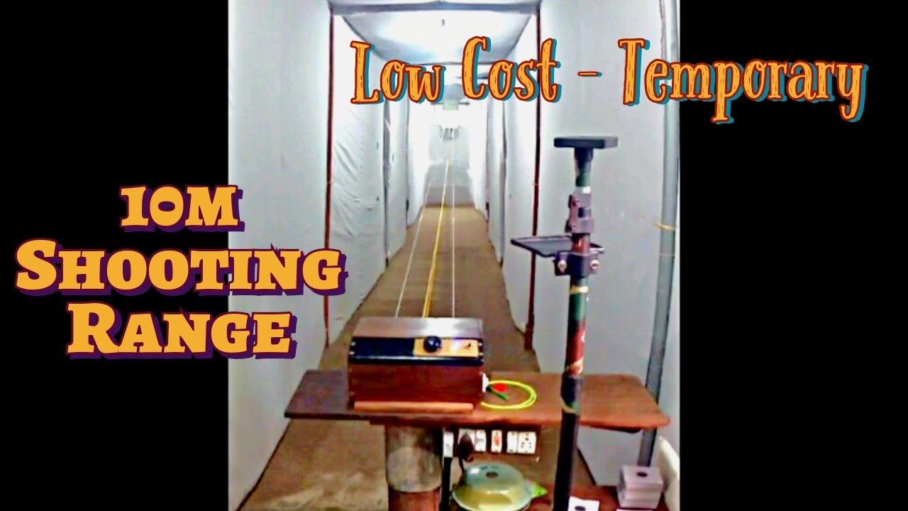 10m Air rifle indoor shooting range making - Slideshow - YouTube