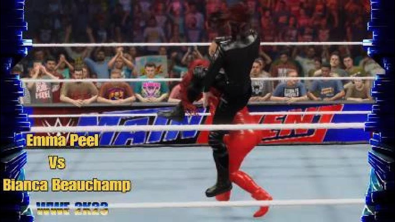 WWE 2K23 Emma Peel Vs Bianca Beauchamp - Catsuit Match - YouTube