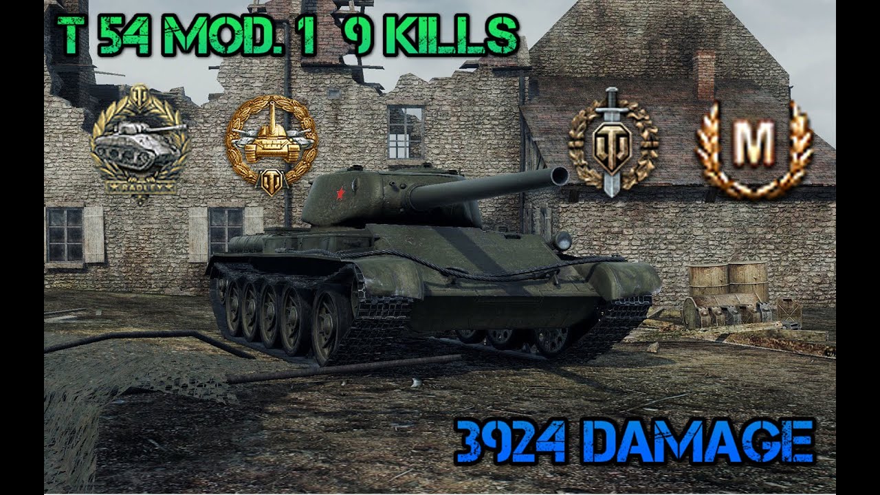 Gran partida con el T54 mod.1 - YouTube