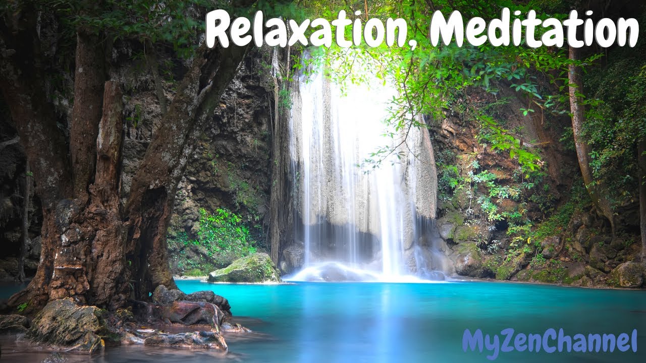 Bruit de Cascade d'eau, Pour la Relaxation, Méditation, Aide a Dormir ...