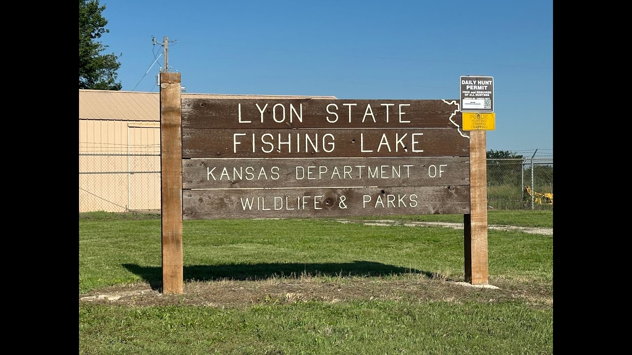 POTA activation of Lyon State Fishing Lake (KS) - YouTube