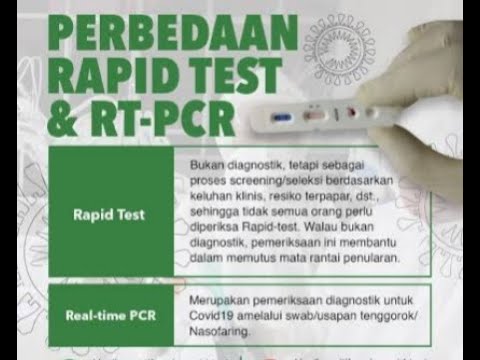 Perbedaan Rapid Test dengan Swab Test/ PCR