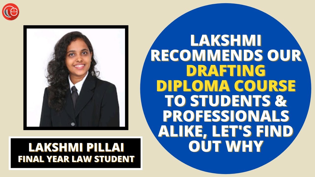 Lakshmi recommends our Drafting Diploma course to students ...