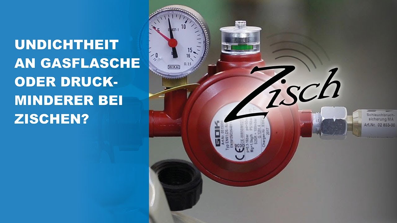Gas cylinder or pressure reducer leaking when hissing? Resolution in ...