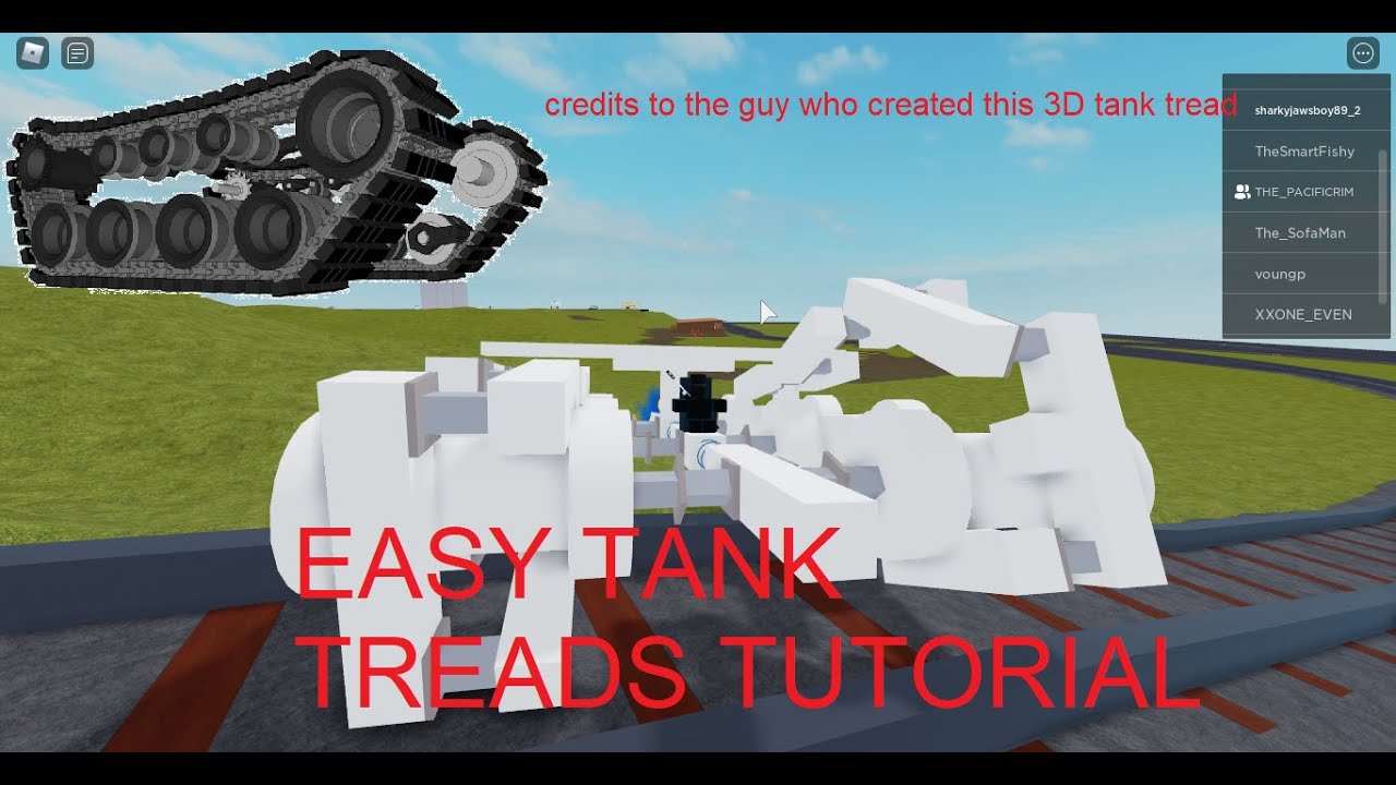 Easy Tank Treads Tutorial/ Upgraded Ro dusk treads tutorial (ROBLOX ...