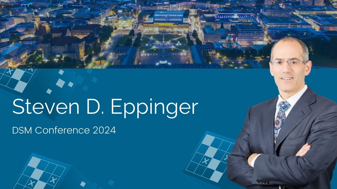 DSM Conference 2024: Interview with Steven Eppinger - YouTube