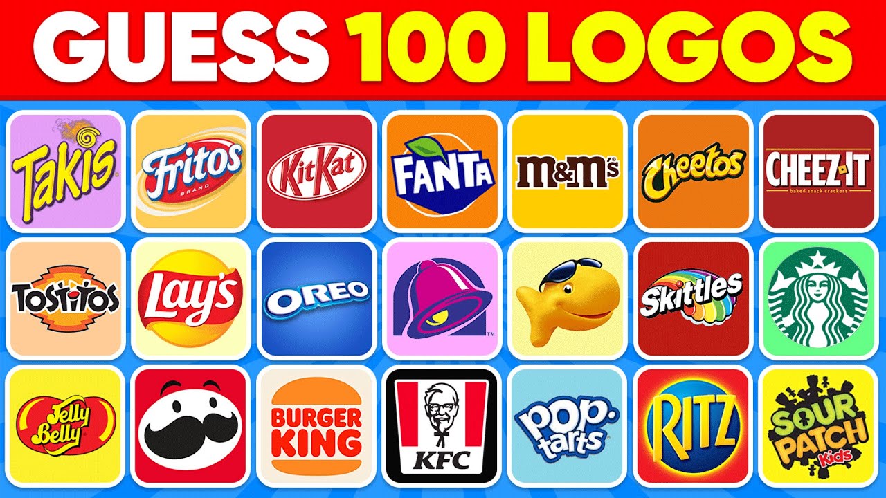 Guess The Snack Logo in 3 Seconds! 🏅🍏 100 Famous Logos 🍔🍫 Logo Quiz ...