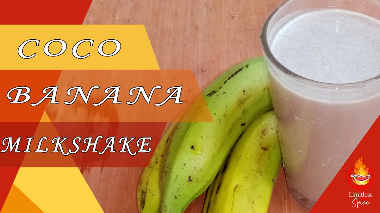 How to Make Coco Banana Milkshake - YouTube
