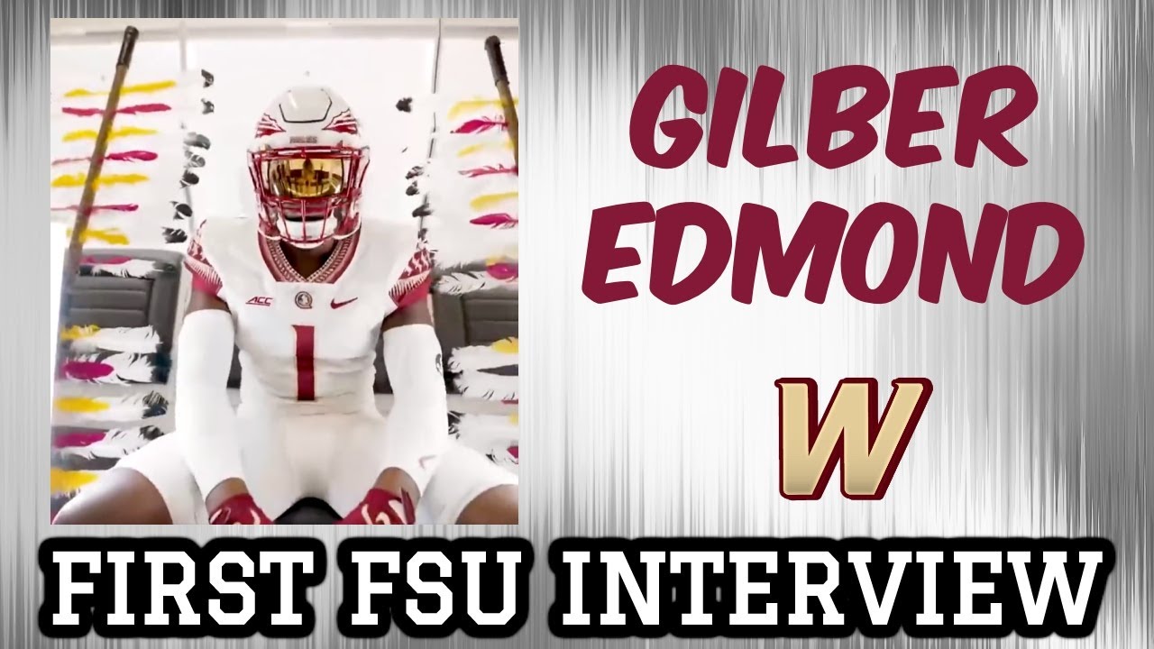 FSU Football | Gilber Edmond South Carolina Transfer DE Interview ...