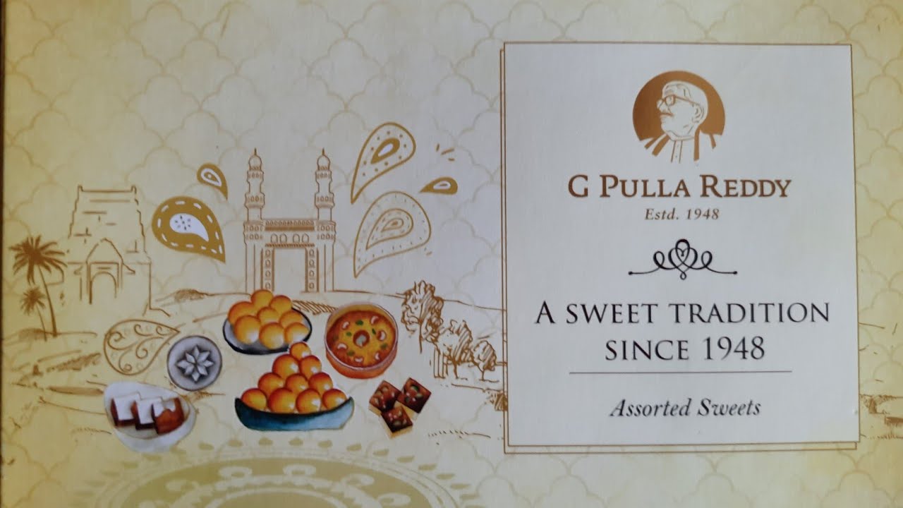 Hyderabad famous G.Pulla Reddy Sweets unboxing. Made with 100%pure cow ...