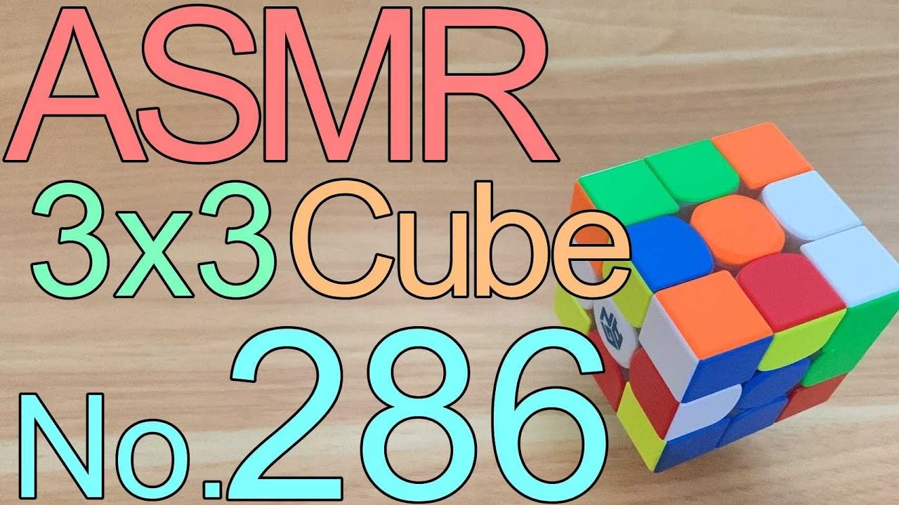 [3x3] No.286 Rubik's Cube Practice | scramble | ASMR for Sleep and ...