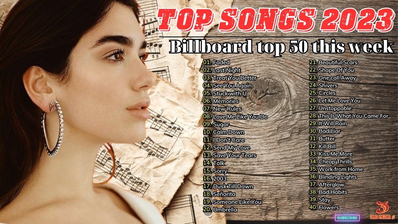 TOP SONGS 2023 - Billboard Hot 50 This Week - Best Pop Music Playlist ...
