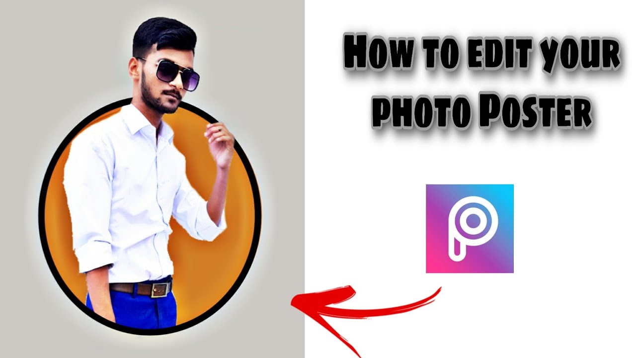 HOW TO EDIT PHOTO POSTER / PICSART // - YouTube