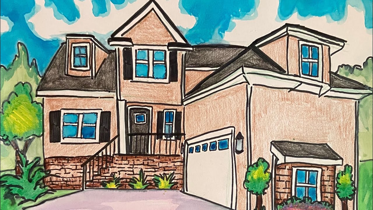 MES Art Dept. DRAW YOUR HOME - YouTube