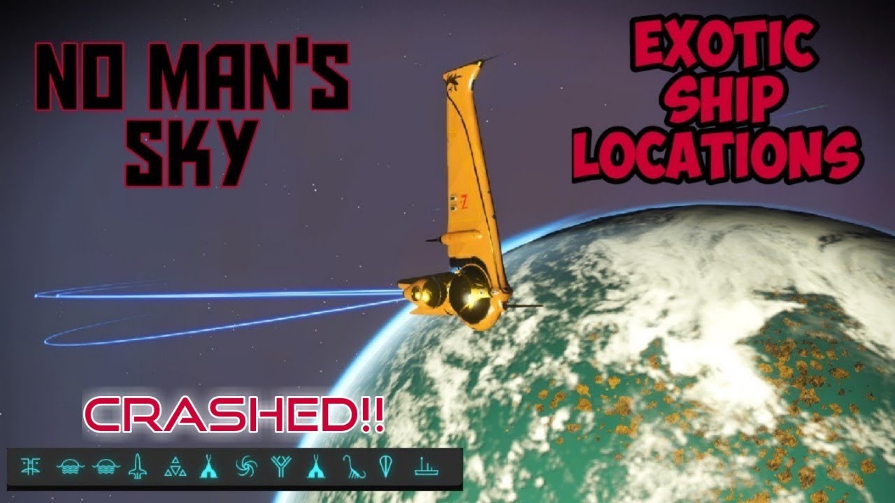 No Man's Sky : Exotic Ship Locations #1 - YouTube