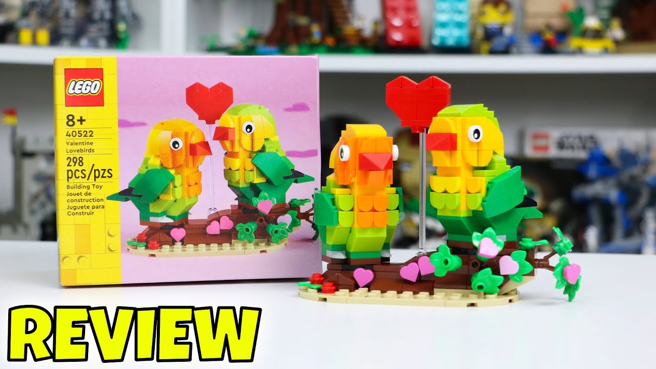 LEGO Valentine Lovebirds Review 🥰 Set #40511 - YouTube