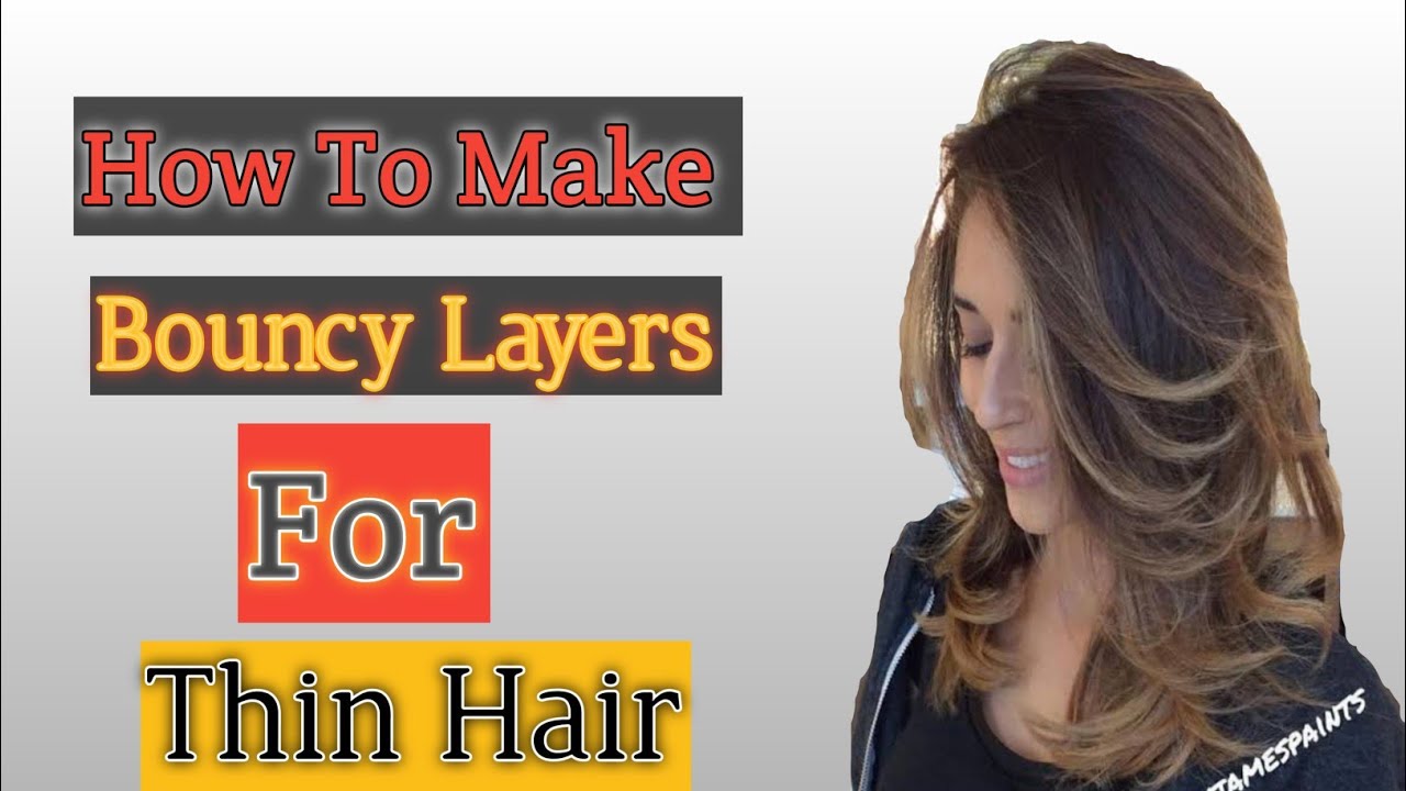 Bouncy Layers|How to cut Bouncy Layers for Medium Hair| Bounce Layers |@ARichHairCraft - YouTube