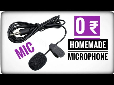 How to Make HD Mic at HOME | Homemade Microphone | Mike for Youtube ...