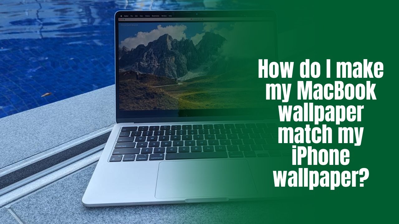 How do I make my MacBook wallpaper match my iPhone wallpaper? - YouTube