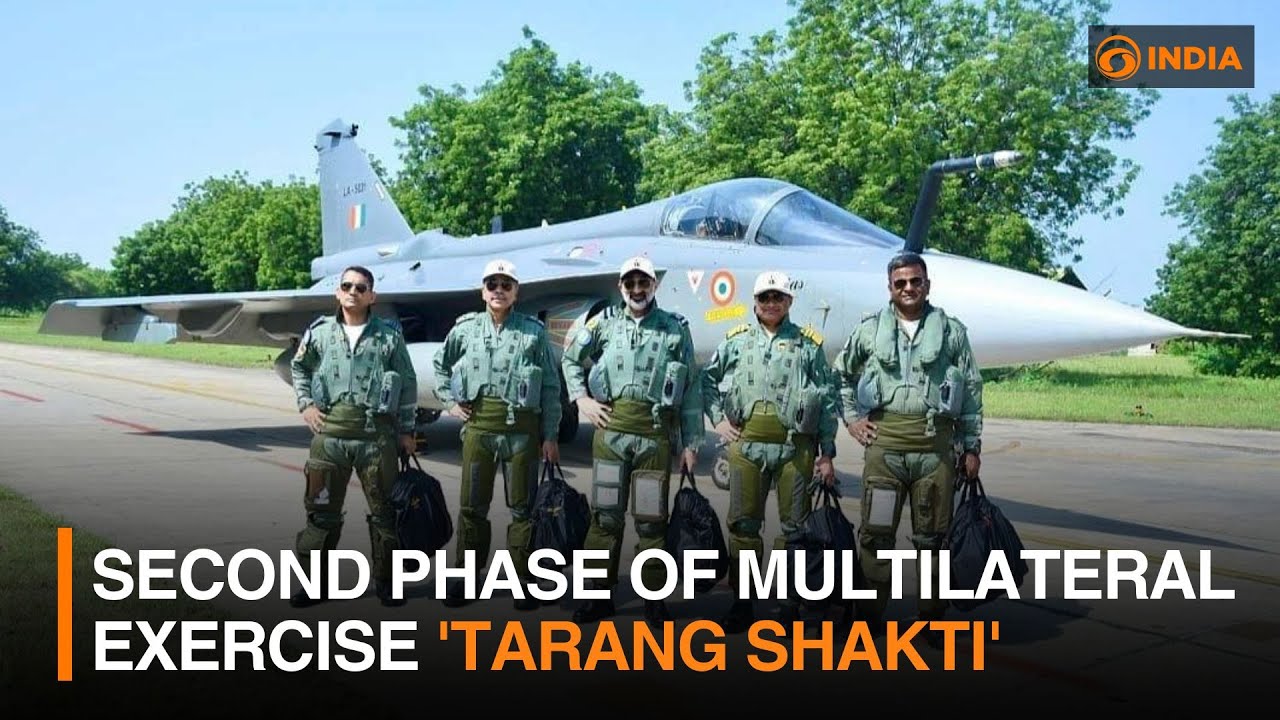 Second phase of multilateral exercise 'Tarang Shakti' | DD India - YouTube