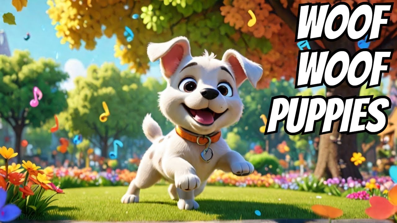 🐶🎶 Woof Woof! The Cutest Puppy Song for Kids! 🐾💛 | Learn & Sing Along ...
