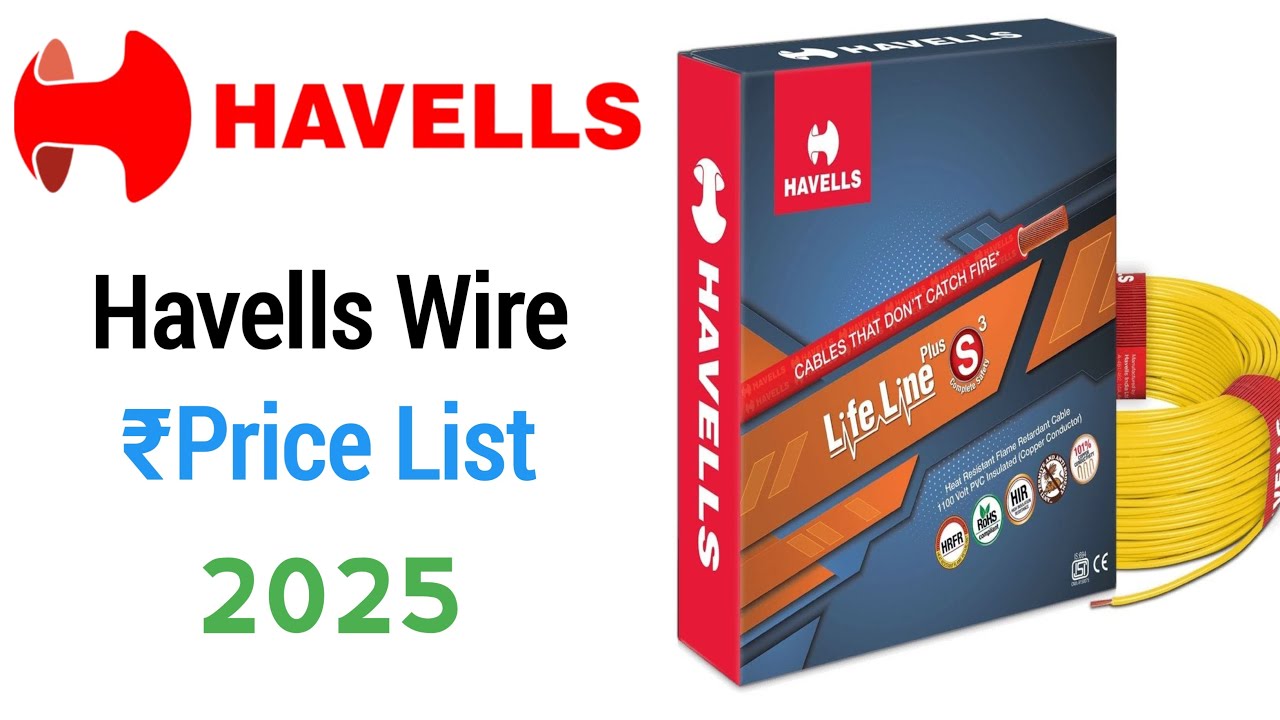 Havells Life Line Wire Price List 2025 | New Havells Wire Price 2025 ...