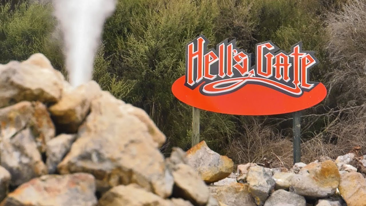Hell's Gate Geothermal Park & Mud Pools - YouTube