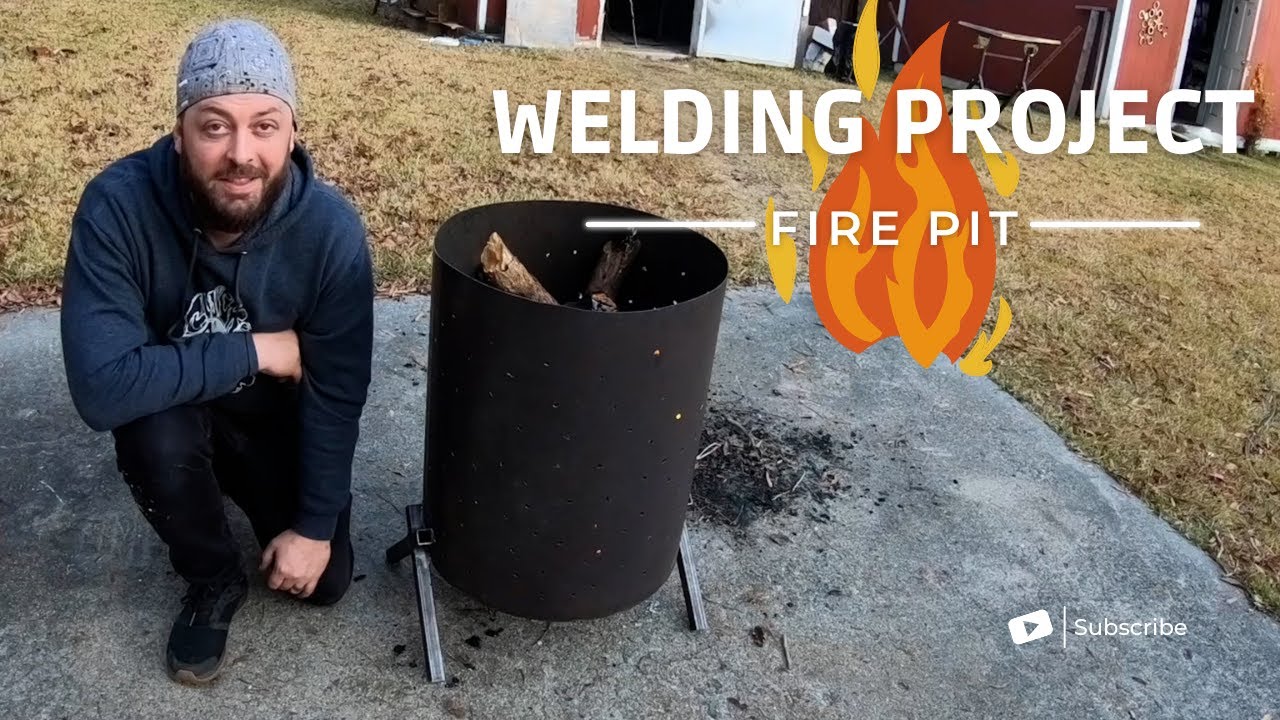 Let's Build a Fire Pit! A Simple Beginner Welding Project! - YouTube