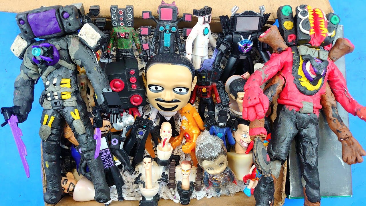 Unboxing titan speaker man vs tv women | skibidi toilet astro zombie ...