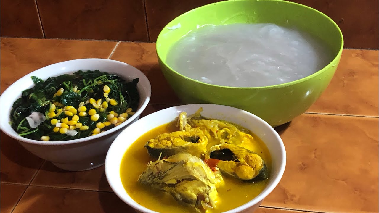 Cara membuat sinonggi beserta lauknya - YouTube