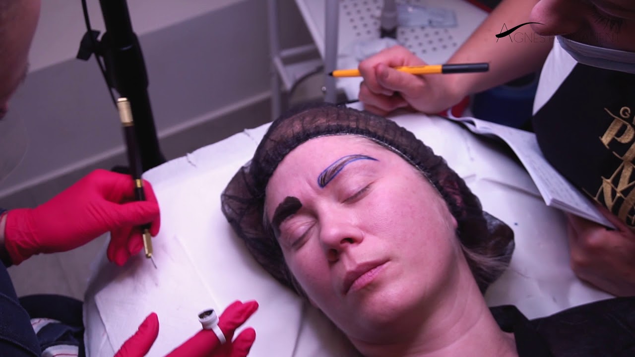Microblading by Agnes Permanent - YouTube