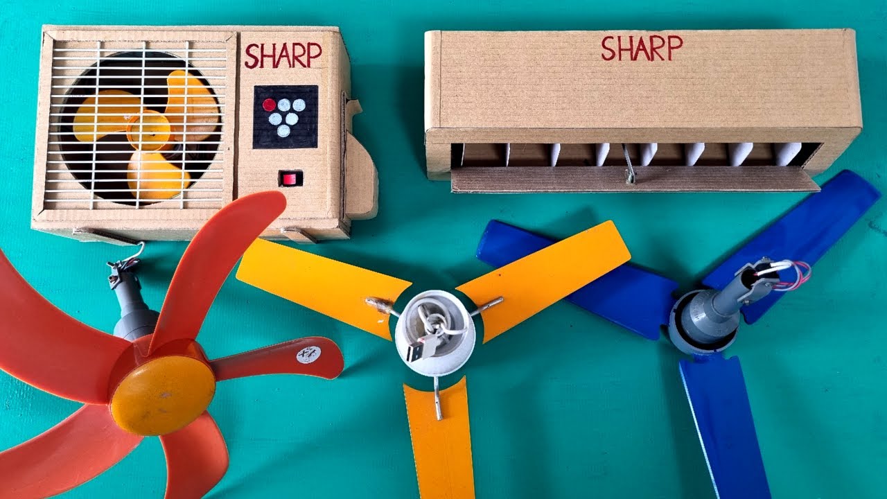 My style toys are recycled from scrap, air conditioning and ceiling ...