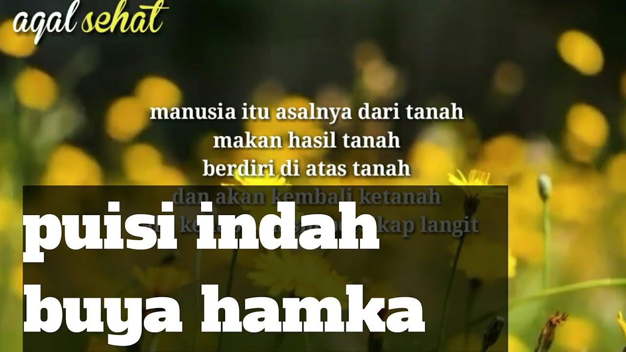 puisi sangat indah buya hamka - YouTube