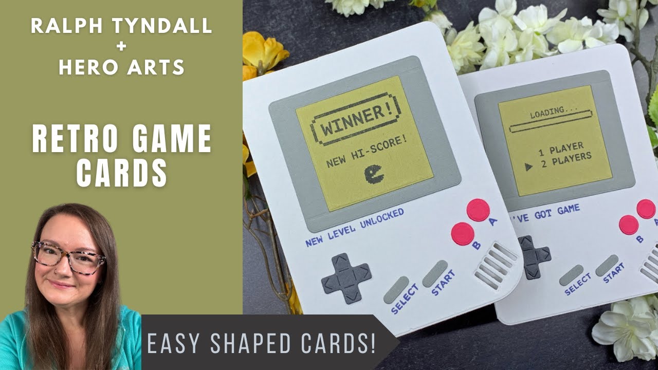 Retro Game Cards | Ralph Tyndall + Hero Arts - YouTube