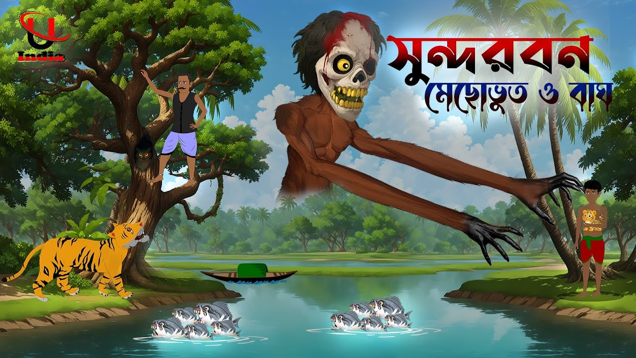 Bangla Bhuter Cartoon ।Sundarban Cartoon । Bangla Vuter Golpo ।Unique ...