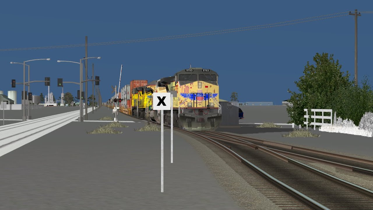 ORTS: Fast UP C44ACCTE #5753 SB IG2LA-02 At Oxnard, CA - YouTube