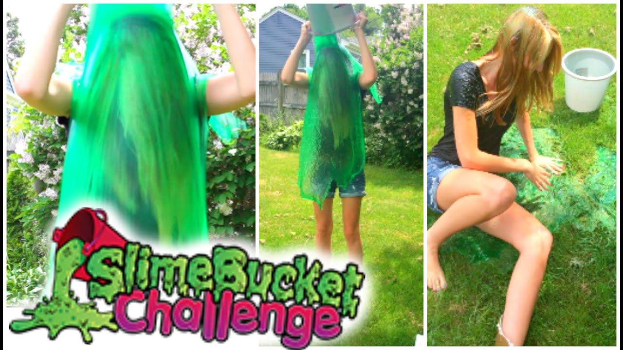 SLIME BUCKET CHALLENGE - YouTube