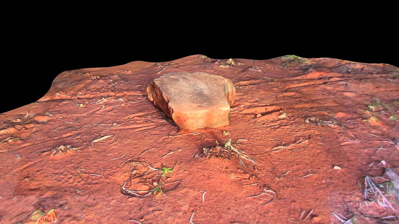 Reconstruction of indigenous grinding stone - YouTube