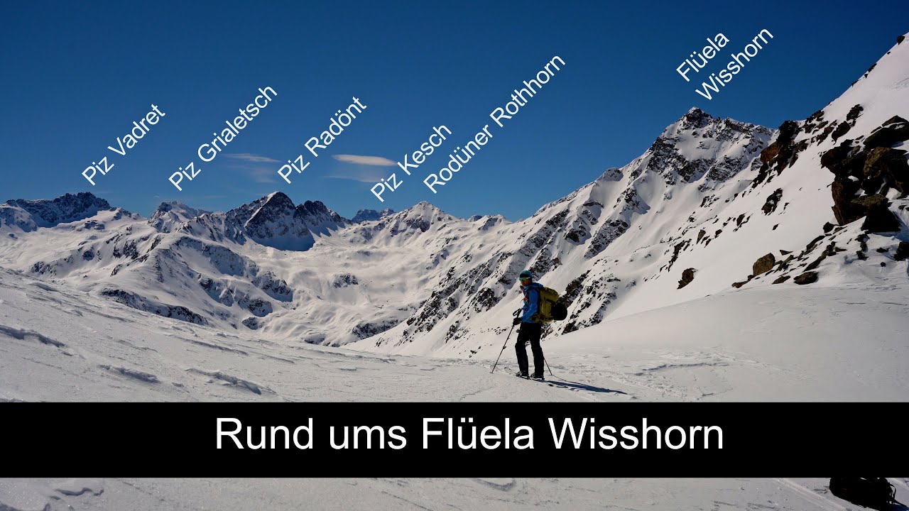 Ein weiterer Tag im Skitouren Paradies: Rund ums Flüela Wisshorn - YouTube