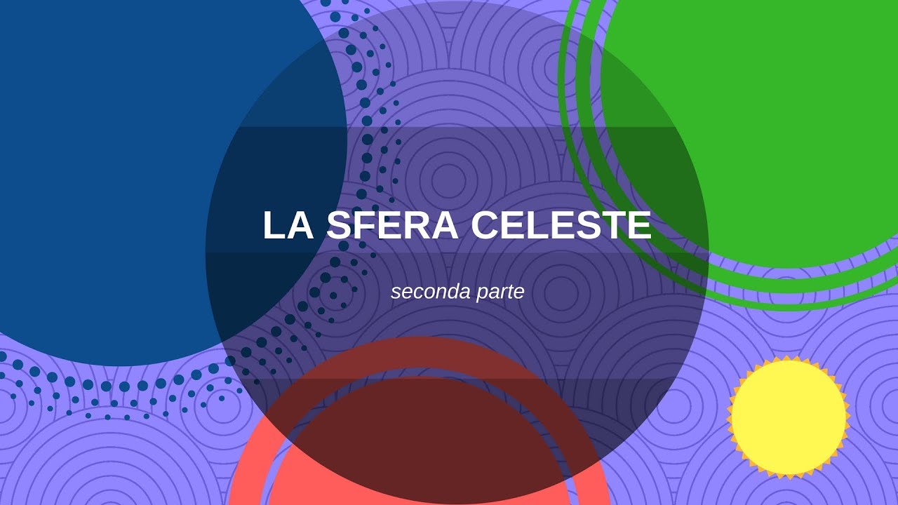 Cos'è la SFERA CELESTE? Cerchi, Angoli e Triangoli: i protagonisti ...