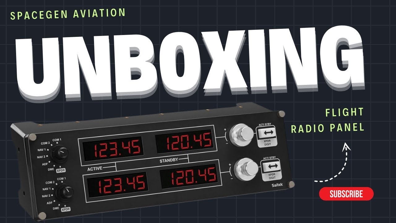 Flight Radio Panel Unboxing - YouTube