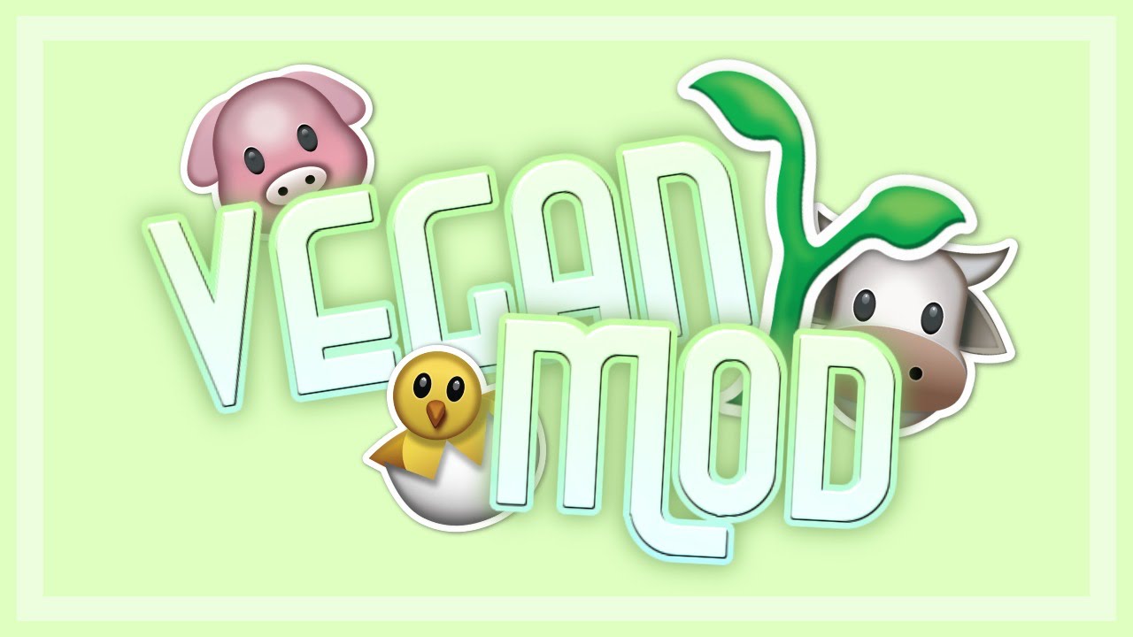 MINECRAFT VEGAN OPTIONS MOD SHOWCASE - YouTube